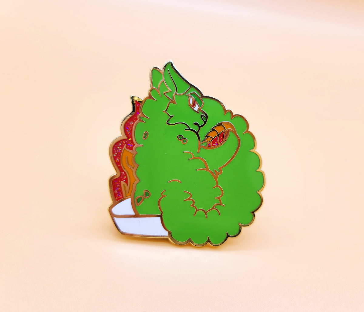 Wasabi Cat Enamel Pin – Sushi Tomodachi