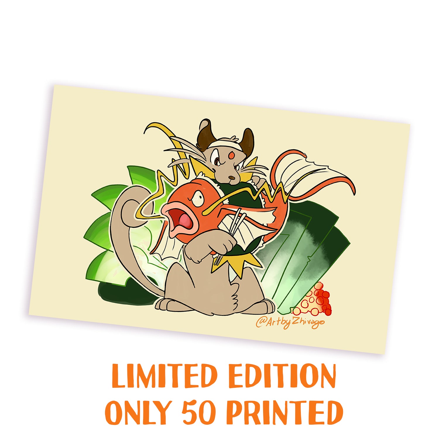 Poke Limited Edition 11x17 Poster Print – Sushi Tomodachi